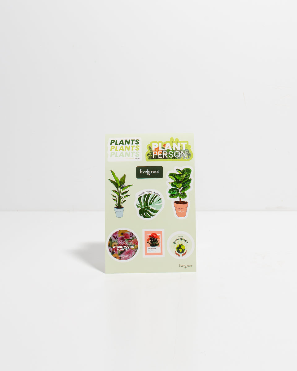 The Ultimate Plant Sticker Set | Lively Root