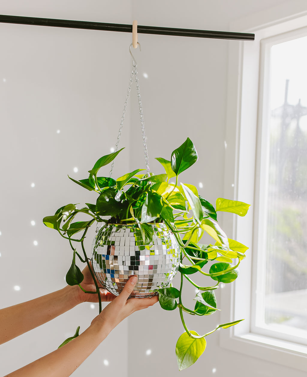 Disco Ball Garden Hanger | Lively Root